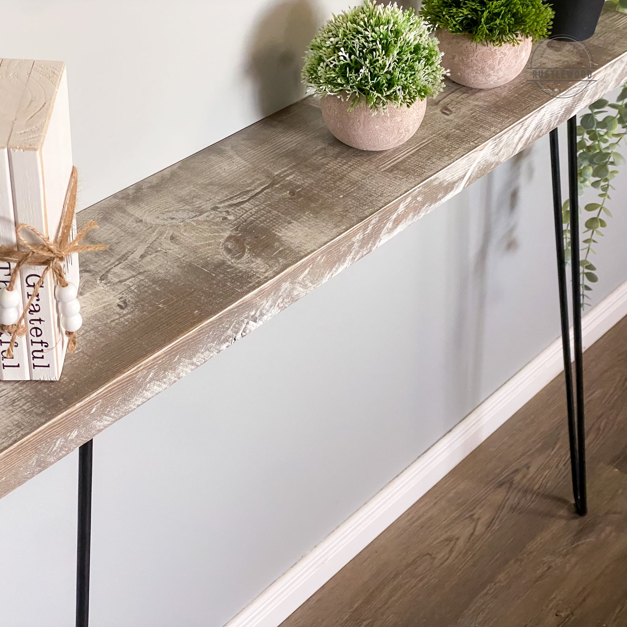 Narrow Console Table | Handmade Furniture by Rustlewood